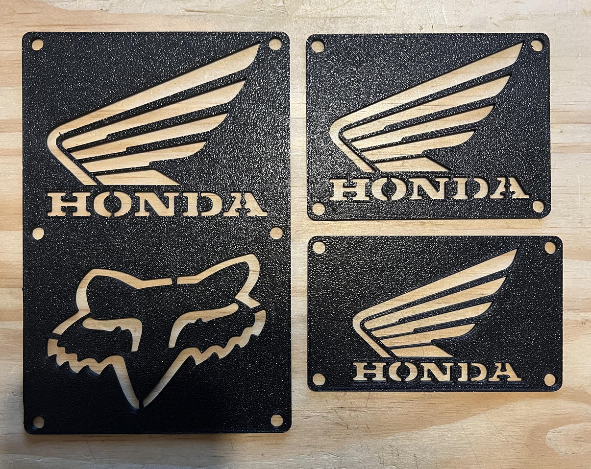 HONDA ATV TRX 400ex TRX 450R warning label decals replacement plates b ...