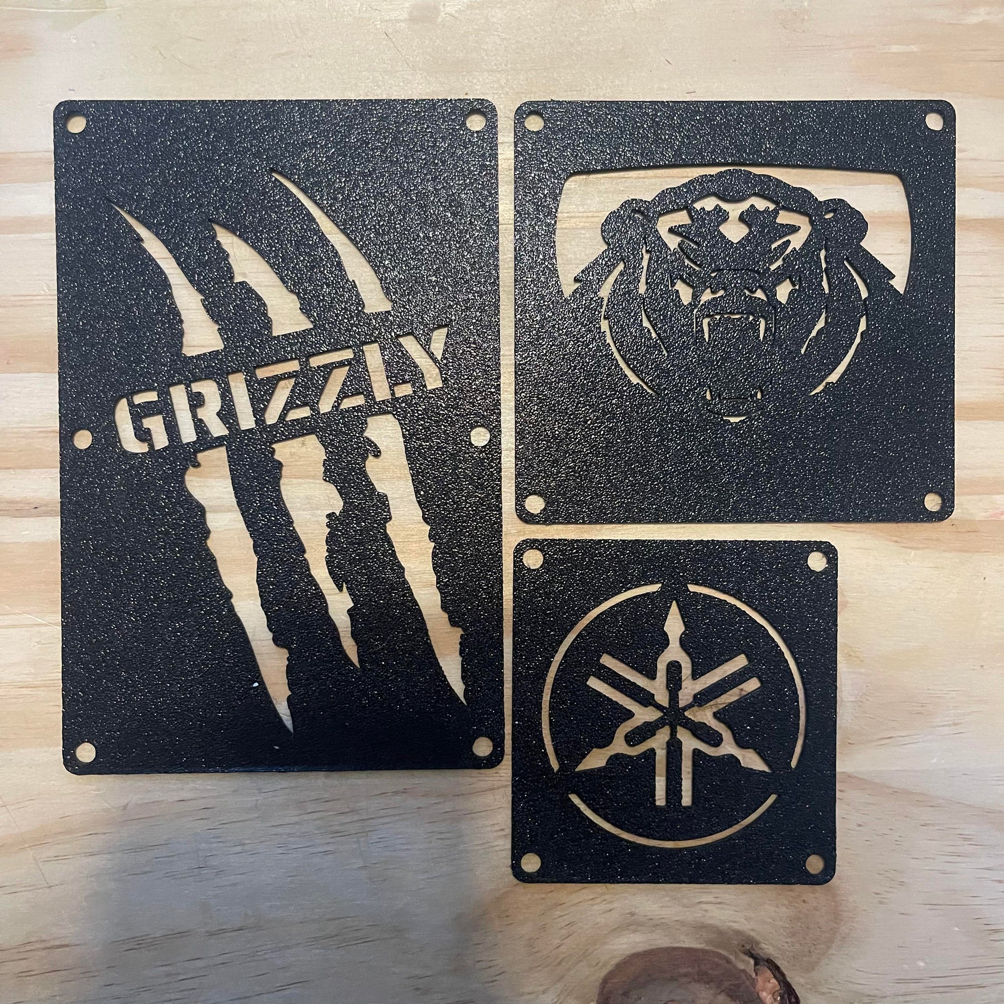 Yamaha ATV Raptor, YFZ, Grizzly, Kodiak plates Warning Labels Replacem ...