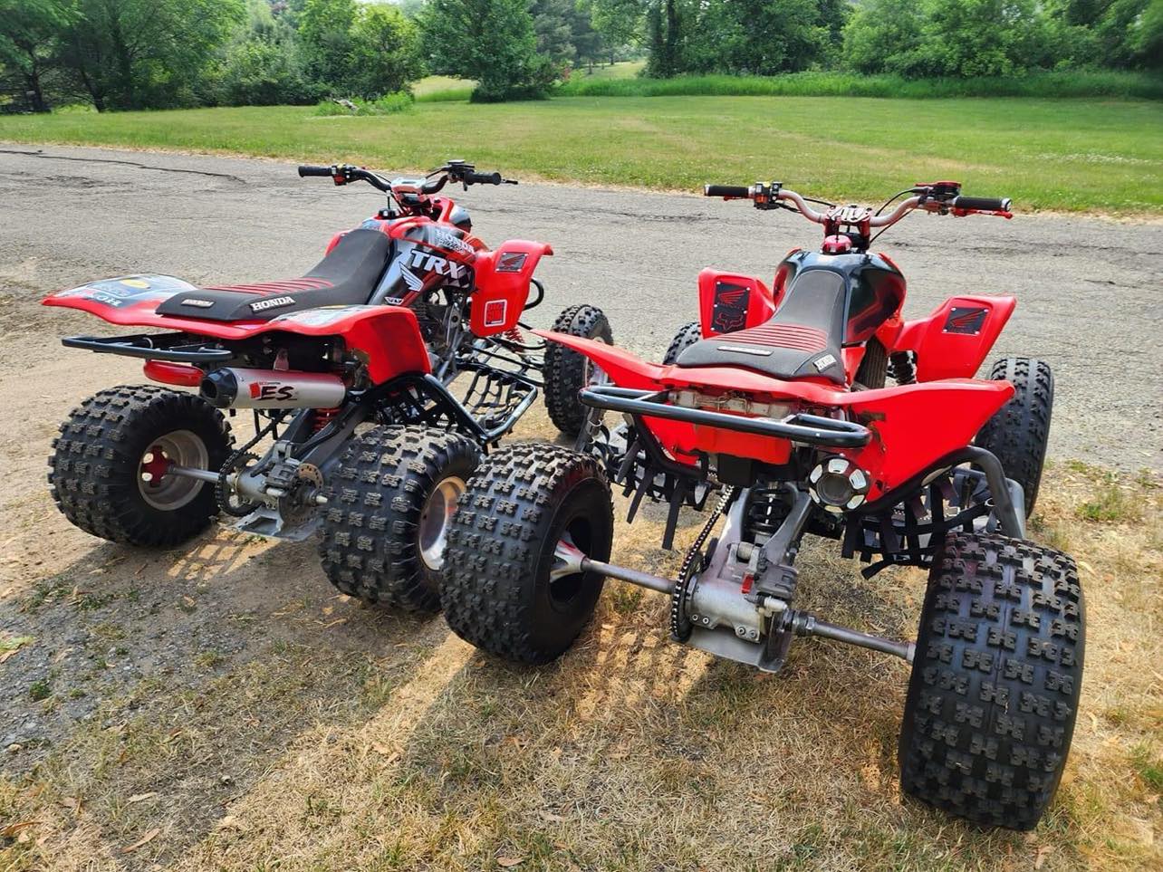 HONDA ATV TRX 400ex TRX 450R warning label decals replacement plates b ...